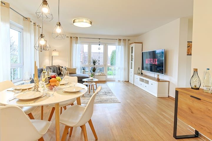 Inhome: Garten - Terrasse - Parkplatz - W1 + W2 - Kirchberg an der Jagst