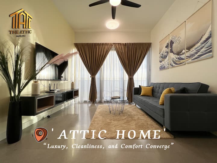 {Attic} Full Seaview Classic Family Suite[netflix] - Malacca