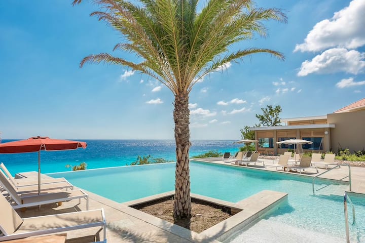 New Ocean View Villa/walk To Beach/5star/full A/c, - Curaçao