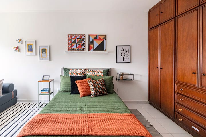 Sala Living A 1 Quadra Da Praia Do Gonzaga - Santos, Brasil