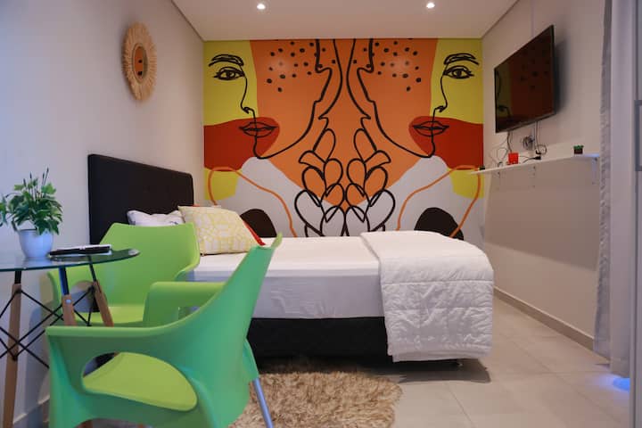 #502 Villa Morra Condo W/pool, Bbq, View & Wi-fi! - Paraguay