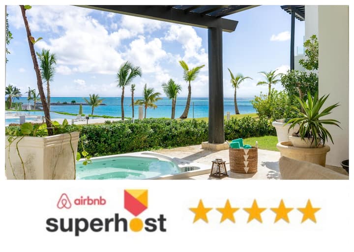 Luxe Beachfront Condo W/ Terrace - Amazing Views - Punta Cana