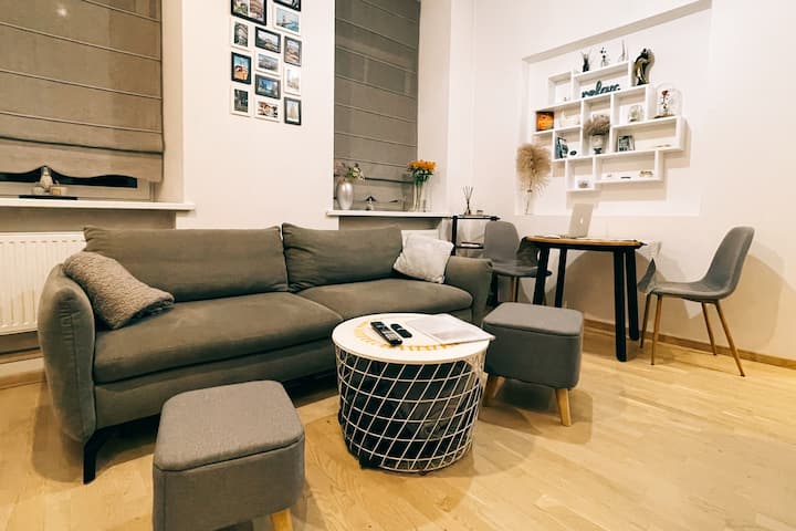Modern Loft In City Center + Free Parking - Kaunas