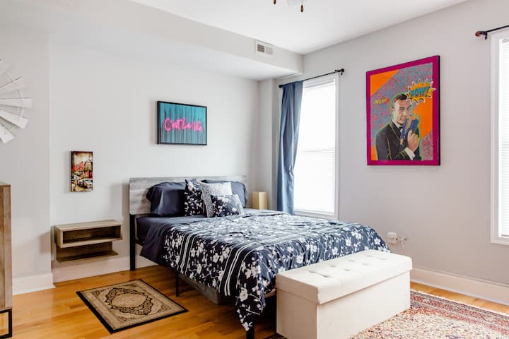 Prívate Room W/ En-suite Bath+ 43” Tv+wifi 758mbps - Philadelphia, PA