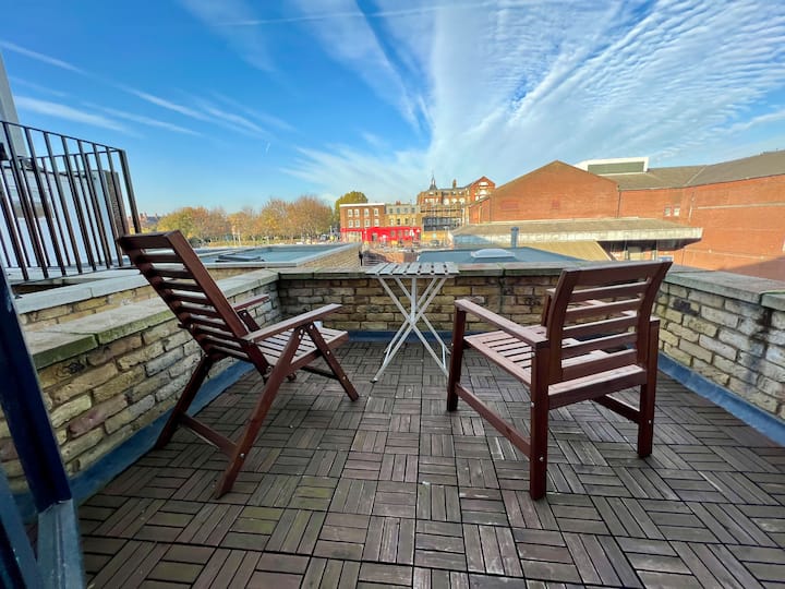 Fantastic Flat W/ Terrace - Metro 2min Walk - London Euston station