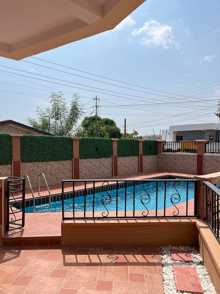 No.13 - Art-inspired Cozy Home W/ Pool - Accra