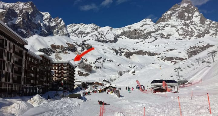 Flat In Breuil Cervinia " Vintage Ski-in Ski-out" - Zermatt