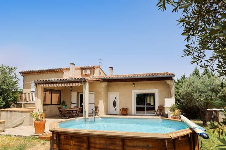 Magnifique Villa Avec Terrasse, Jeux Et Piscine. - Carcassonne