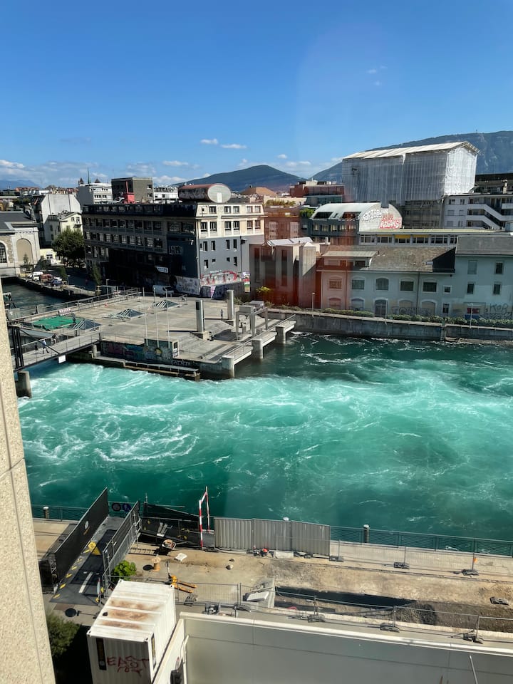 Renovated Studio With Rhone View - Ginebra