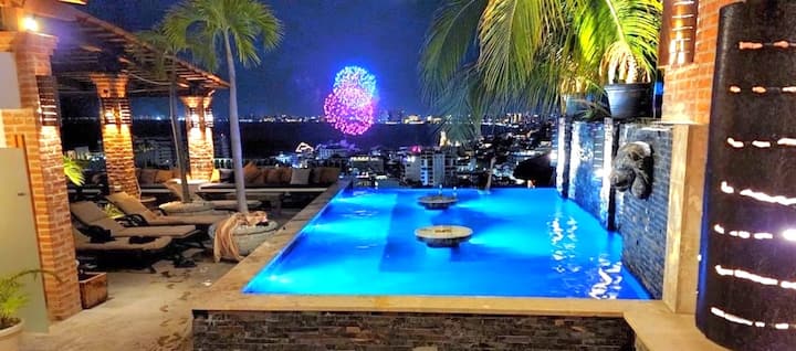 Gay Villa, Lookout Bar - Puerto Vallarta