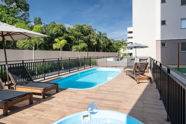 Apto Térreo Piscina E Churrasqueira 150m Da Praia - Penha