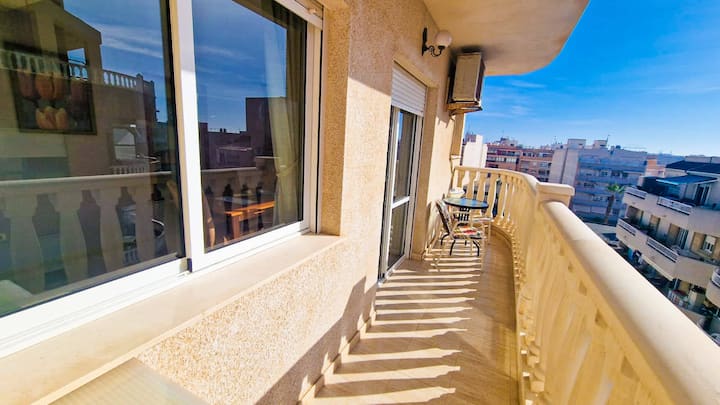Bright&lovely Apartment Panoramic View 900m Beach - Torrevieja