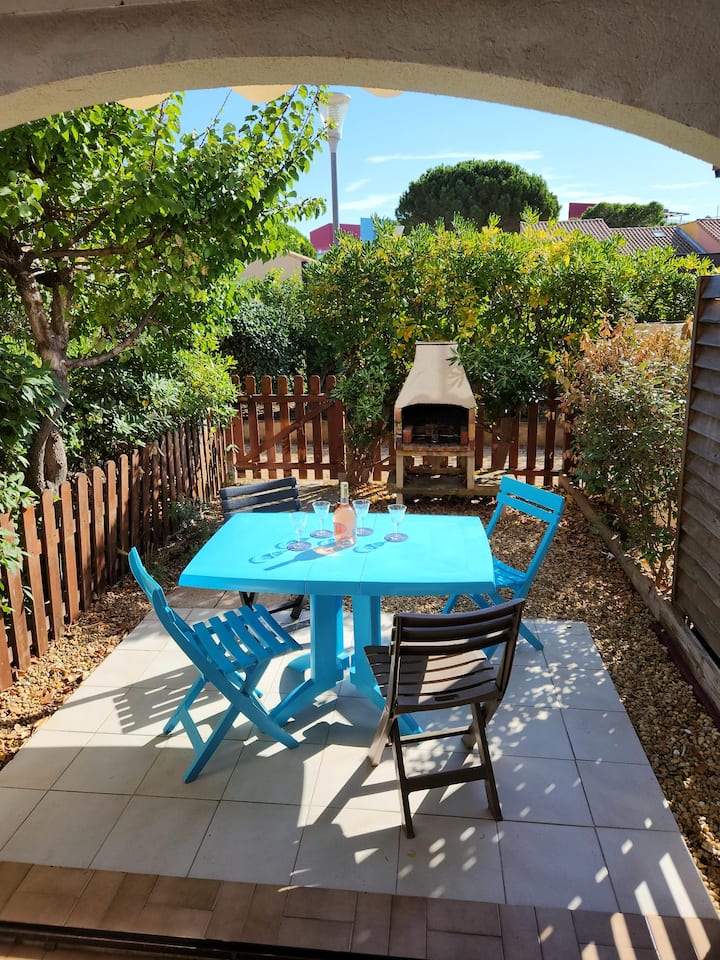 Joli Appartement Avec Jardin Proche De La Plage - Gruissan