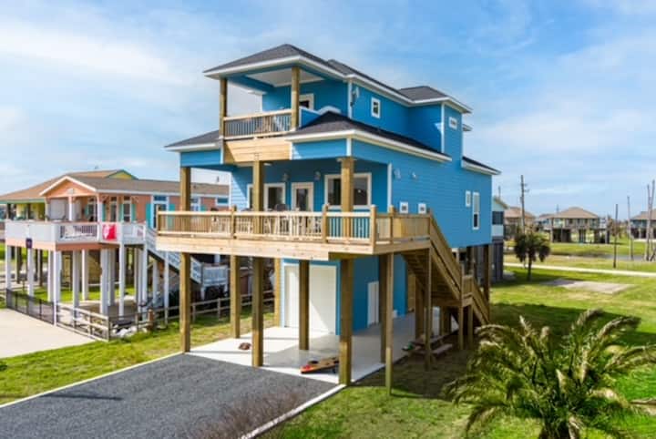 Crystal Beach*pets*4/4*sleeps 14 - Crystal Beach, TX