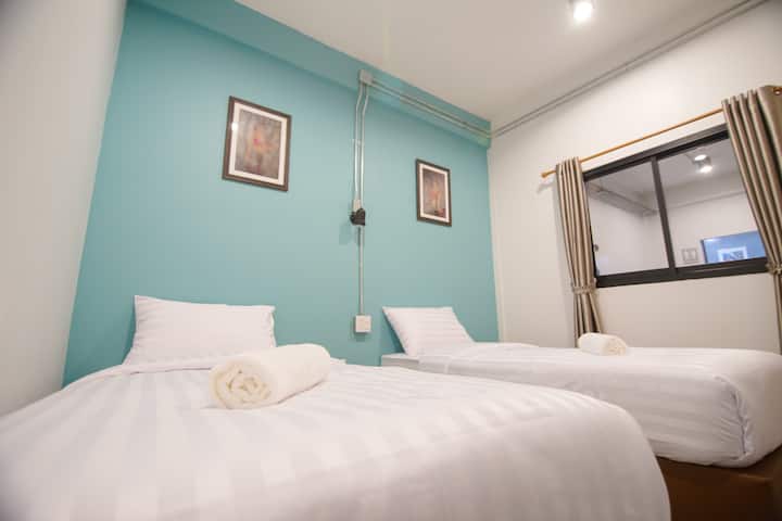 Suree House: Private Two Single Beds (B) - Chiang Rai