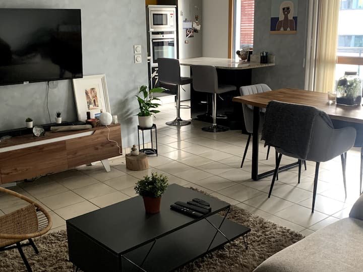 Grand Appartement à Garibaldi, Tout éQuipé - Lyon