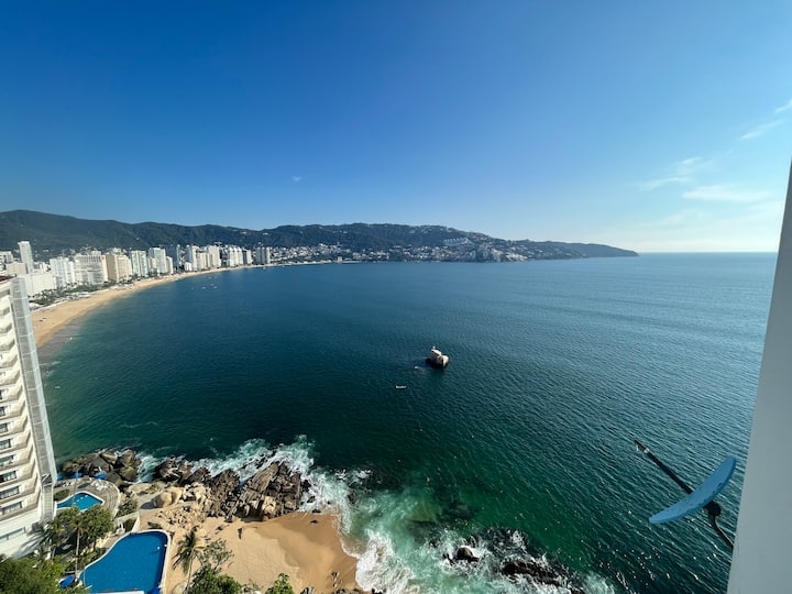 Depa Con Vista Al Mar 4 Personas - Acapulco