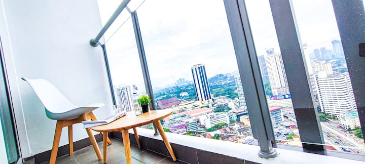 11h Titiwangsa Balcony 8pax|2br|5minpwtc/mrt/sunwa - Setapak