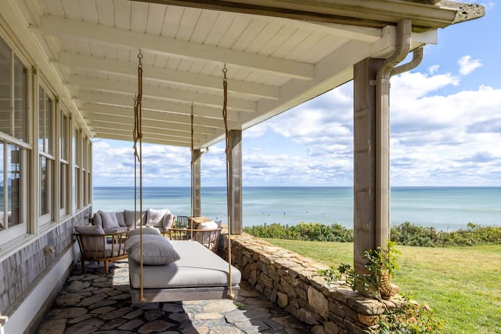 Oceanfront Home & Guest House W/ Private Beach! - Chilmark, MA
