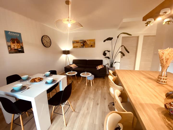 Le Nino - Appartement Familial 2 à 4 Personnes - Lac d'Annecy