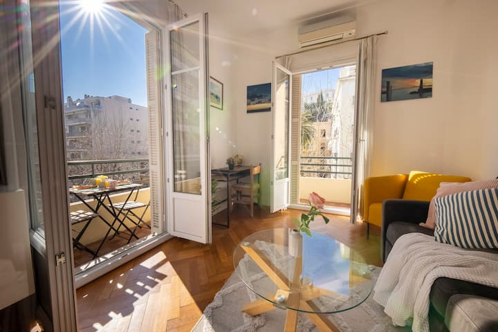 * Le Provençal * Cosy Flat 3 Min From The Sea - Ac - Nizza