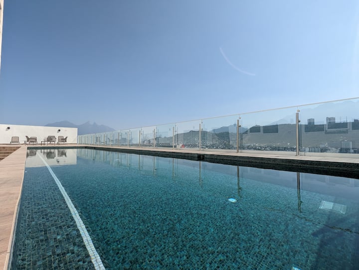 Amazing Views Of Sierra Madre & La Silla Gym Pool - Monterrey
