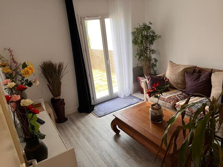 Appartement Cosy Avec  Jardin Double Terrasse - Ermenonville