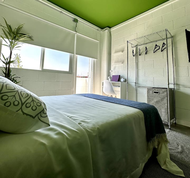 Patio Privado + Gym + Desayuno / !6 Min Condesa - Mexico City