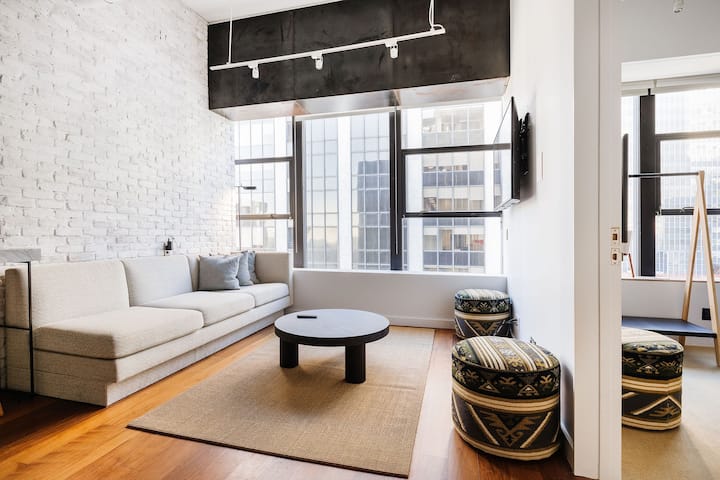 1 Bed 1 Bunk Sky | Placemakr Wall Street - Nueva York