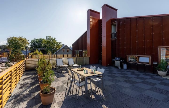 Light Apartment With Huge Patio - Tallinn