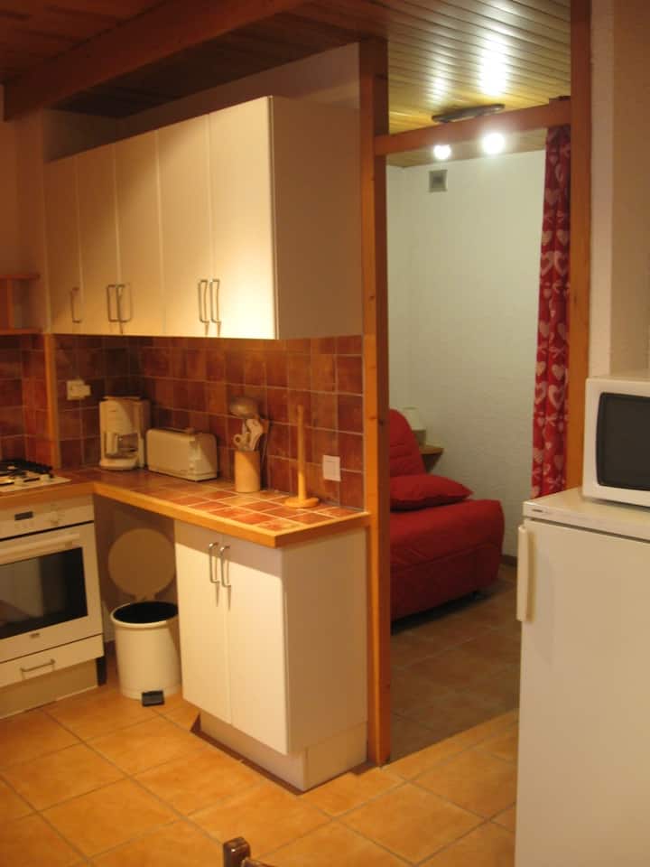 Charmant Studio 4 Pers Gentiane - La Plagne