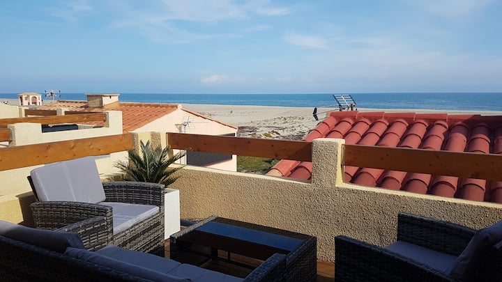 Port-leucate-accès Direct Plage-clim-4 Pers -Wifi - Leucate