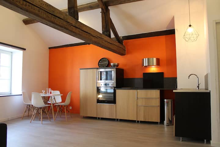 "Orange" Grand F2 60m2 Metz Centre - Metz