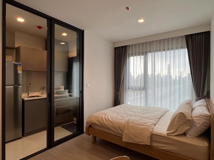 Luxury Studio/sky Pool/5mins From Mrt Rama9 - Bangkok