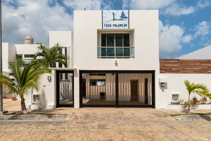 Casa Palancar Con Hermosa Piscina Y Palapa Privada - Cozumel