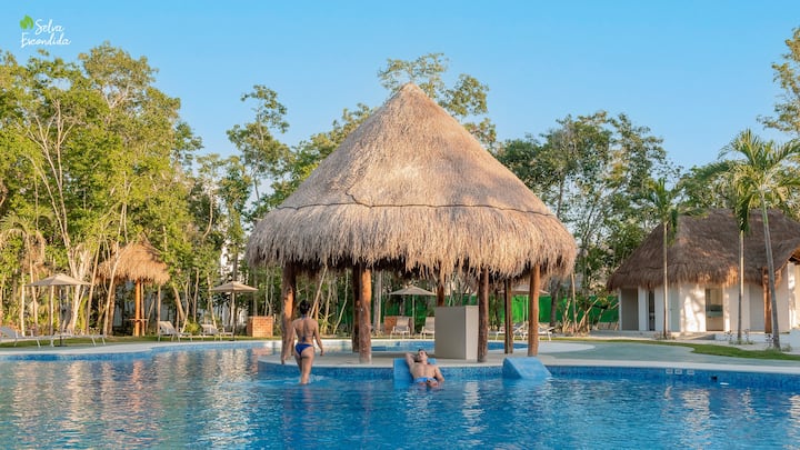 Amazing, Full Equipped Apt,pool,parking & Out-gym - Puerto Morelos