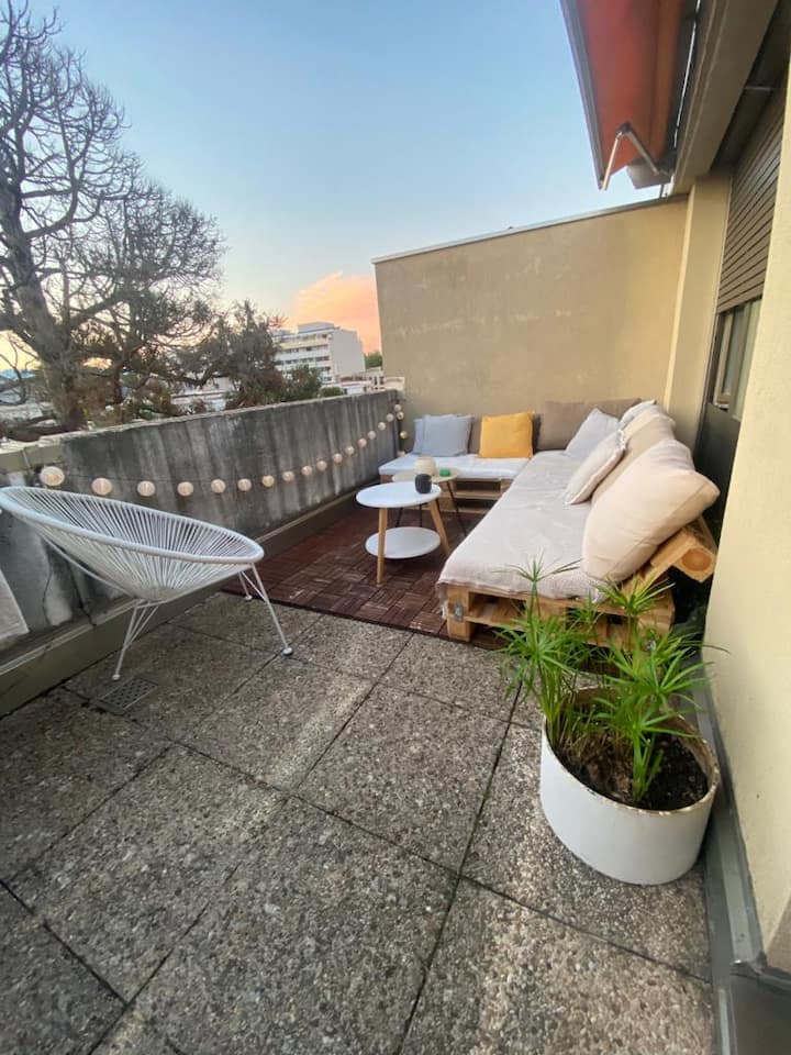 Cosy Appartement De 2 Pièces - Geneva Cointrin Airport (GVA)