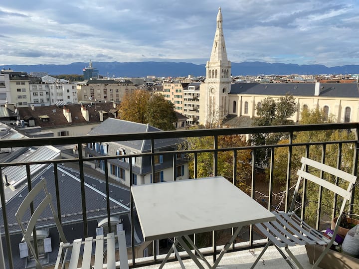 Bright 1 Bedroom Flat In Geneva - Genf