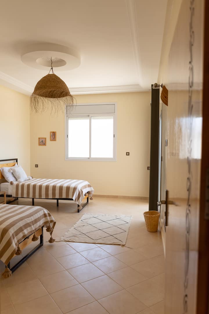Cozy Double Room 2 - Village View - Taghazout
