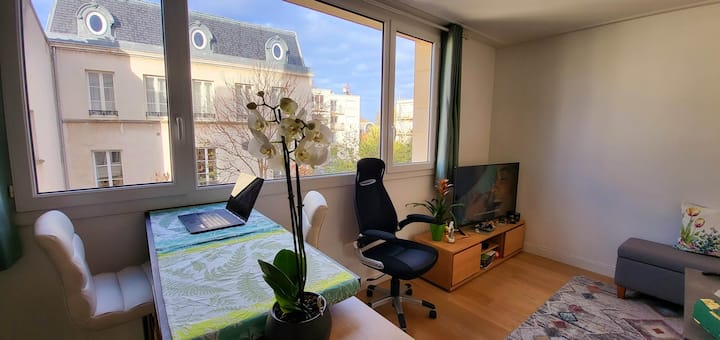 T2 Chaleureux Près Roland-garros; à 2 Pas De Paris - 불로뉴비양쿠르