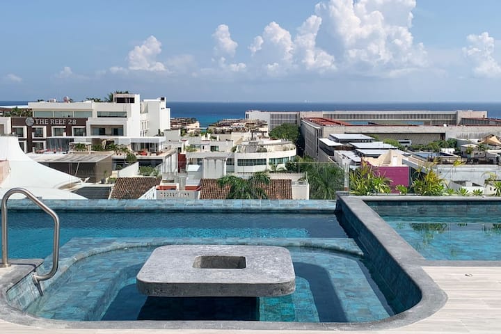 Depa De Lujo Con Wifi Rapidísimo Y Cama De Ensueño - Playa del Carmen