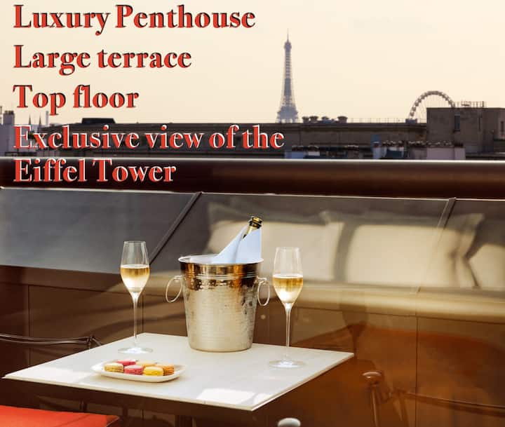 Luxury Penthouse Eiffel T. View - Issy-les-Moulineaux