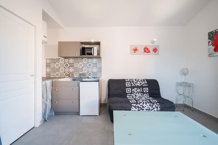 Studio Proche Mer, Parking Privé - Villeneuve-Loubet