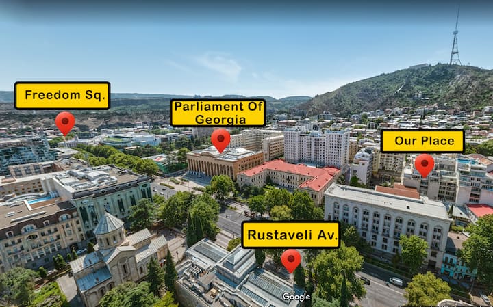 City Center 2br Apartment At Rustaveli Av. - Tiflis