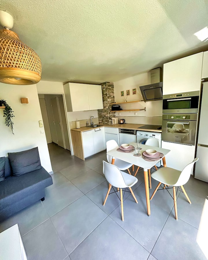 Appartement 4 Personnes Climatisées Avec Piscine - Saint-Cyprien