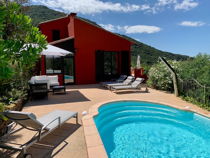 Casa Vermella - Piscine - 4 Chambres - Terrasse - Sorède