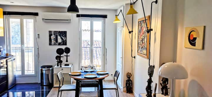 Un Nid "Haut" Soleil Au Cœur De Marseille - Jardin de la Magalone de Marseille