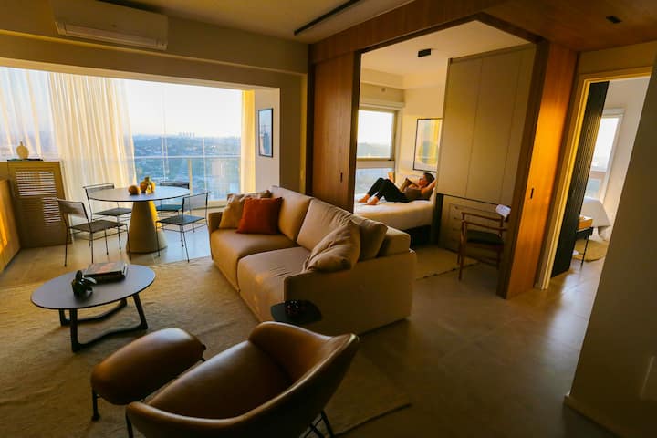 Apto 2 Dorm Luxo 100% Equipado - Vista Incrível Sp - São Paulo