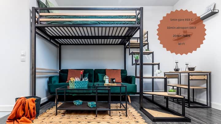 House Of Peace : Charmant Studio à 30mn De Paris - Savigny-sur-Orge