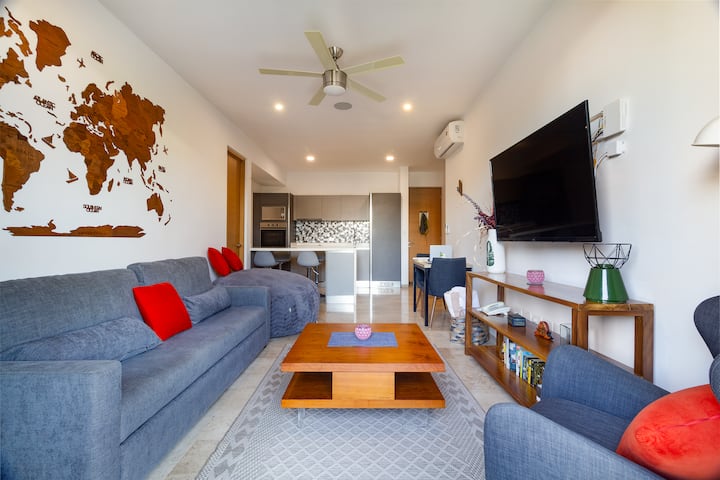 -20% | 2br 104 | Ocean View + Roof + Pool + Gym - Riviera Maya